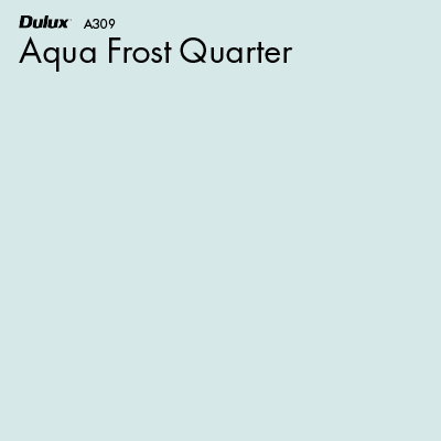 Aqua Frost Quarter by Dulux - Style Sourcebook