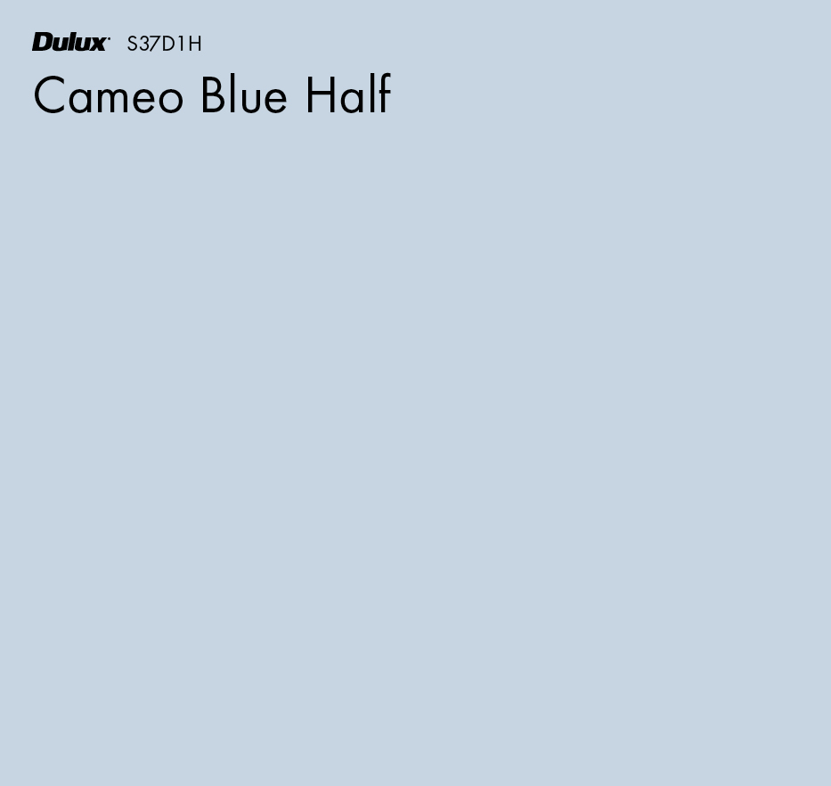 Cameo Blue Half by Dulux - Style Sourcebook
