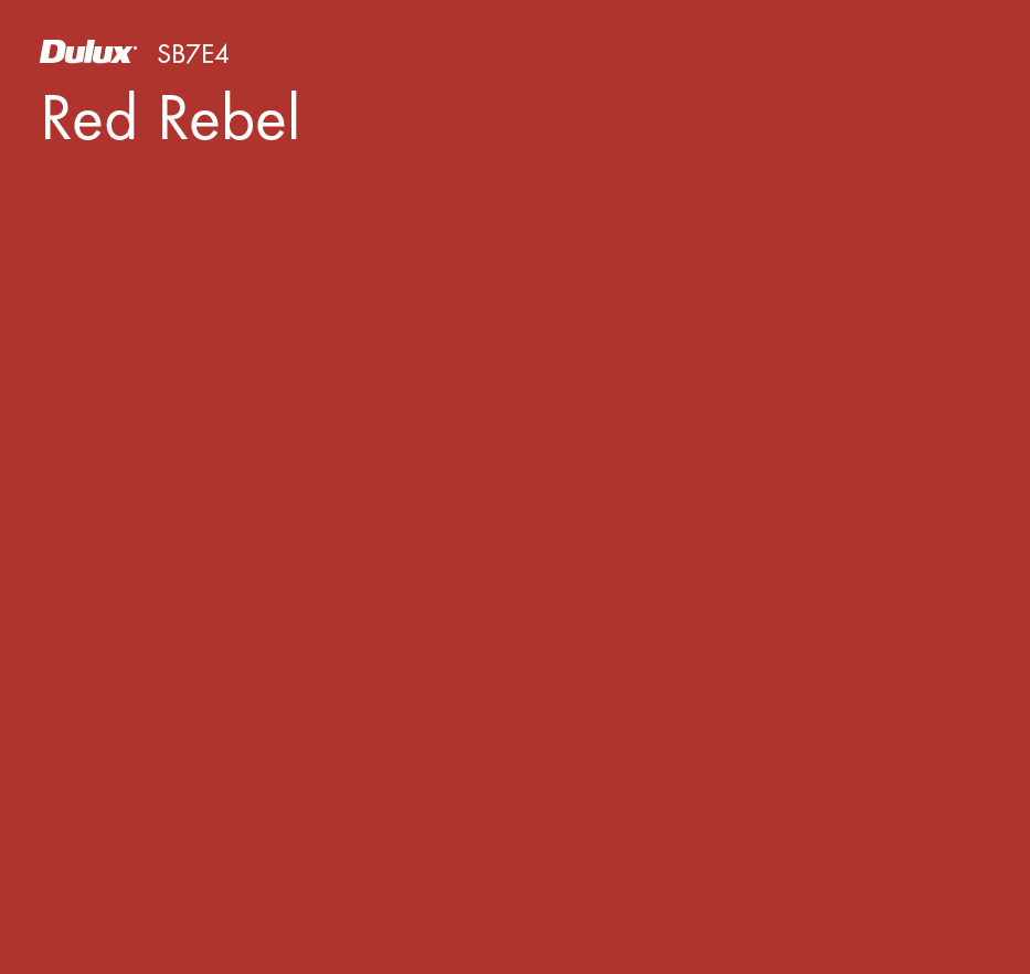 Red Rebel by Dulux | Style Sourcebook