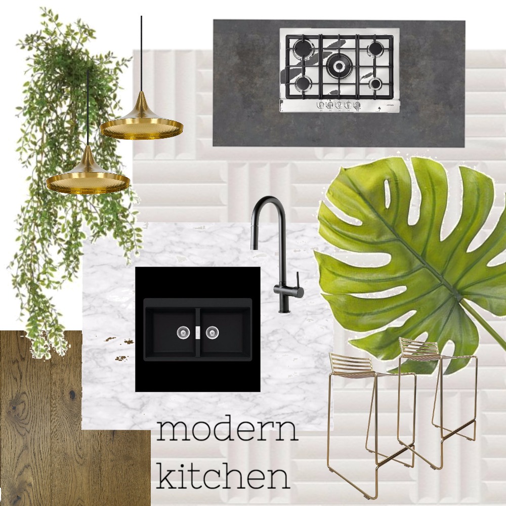 Modern Kitchen Interior Design Mood Board by k_b - Style Sourcebook