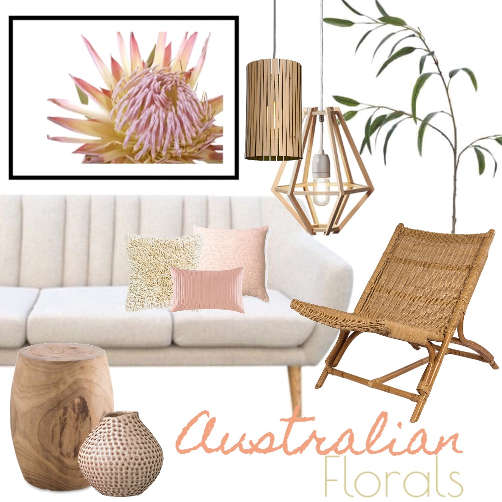 Australian Floral Interior Design Mood Board by Silvergrove Homewares ...