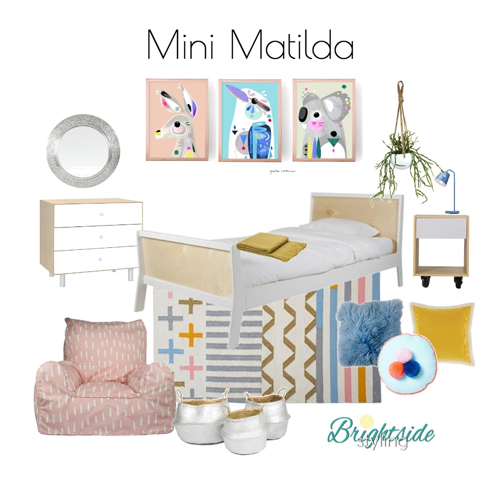 Mini Matilda Interior Design Mood Board by brightsidestyling - Style ...