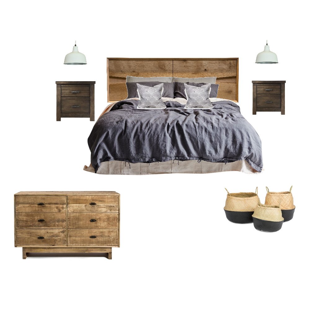 Rustic Bedroom Interior Design Mood Board by The Home Collective ...