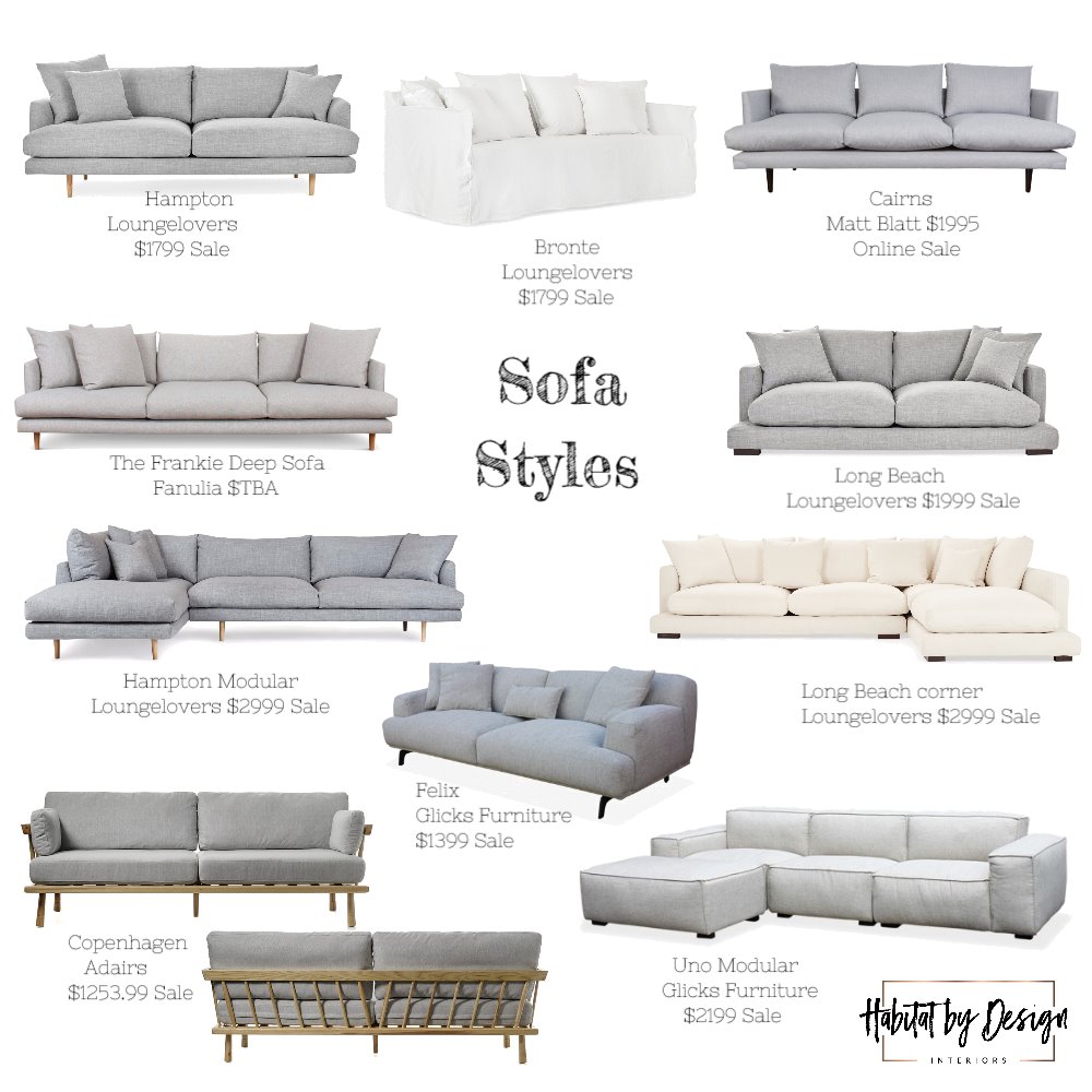 Sofa Options - Elyse Interior Design Mood Board by Habitat_by_Design ...