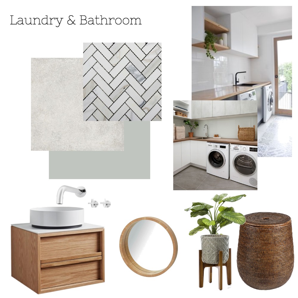 Laundry Interior Design Mood Board by catdarrach - Style Sourcebook