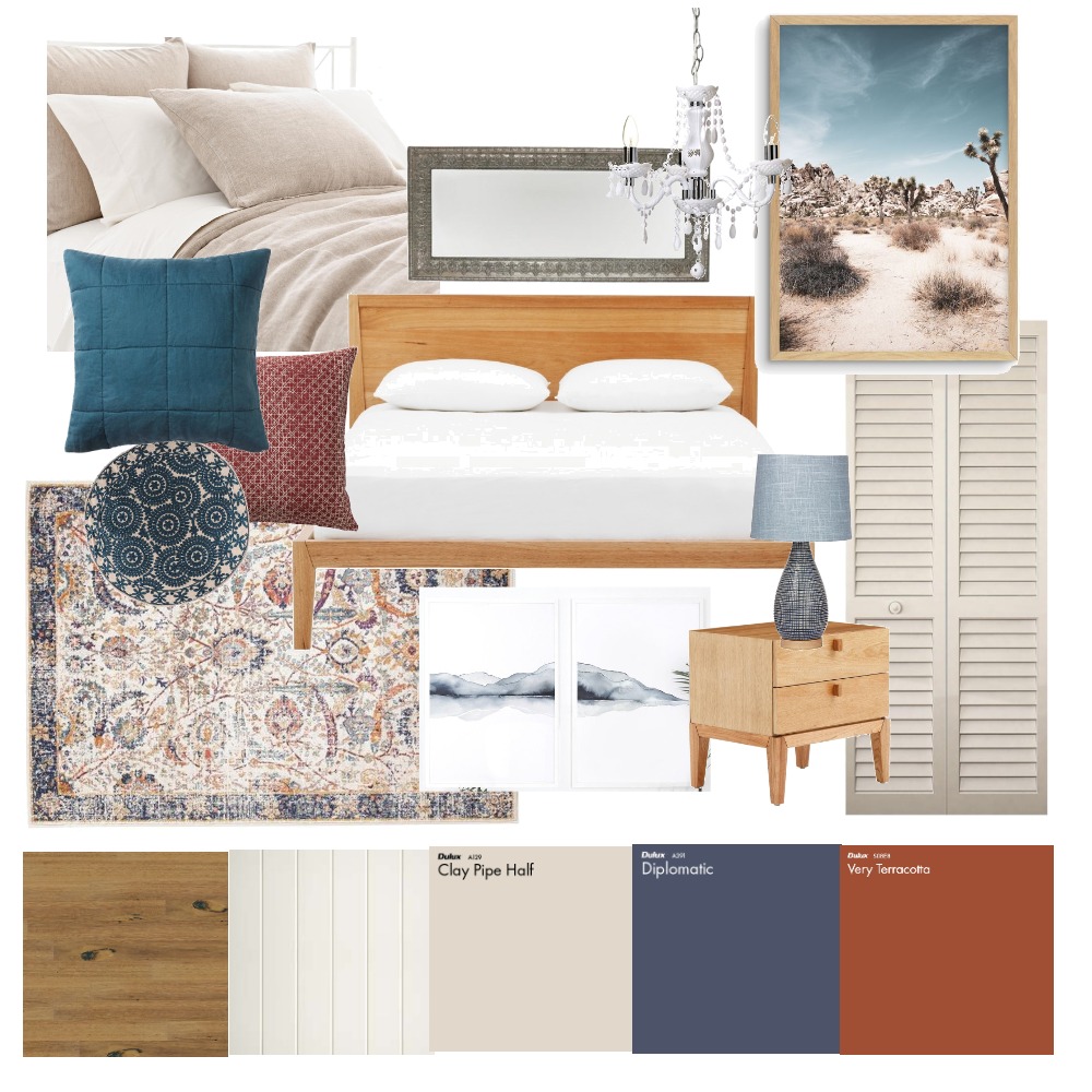Master Bedroom Interior Design Mood Board by petaanndavid - Style ...