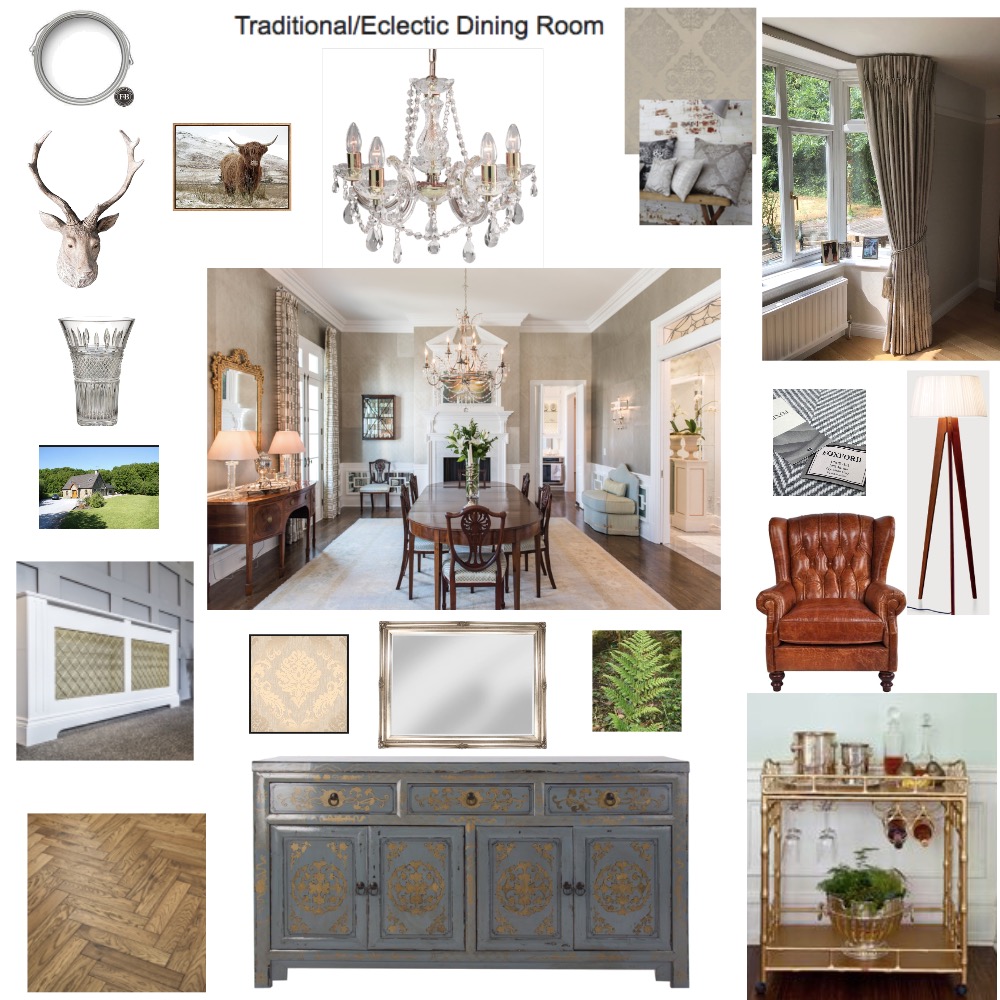 Traditional/Eclectic Interior Design Mood Board by LMH Interiors ...