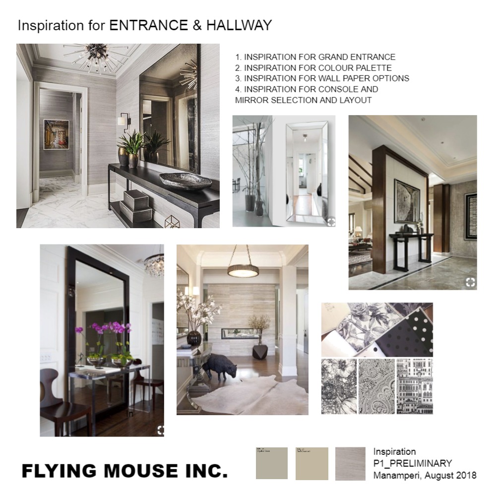 Inspiration for Entrance & Hallway Interior Design Mood Board by emmi ...
