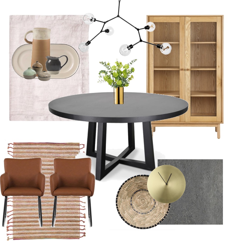 Modern rustic dining room Interior Design Mood Board by Reka Fabian ...