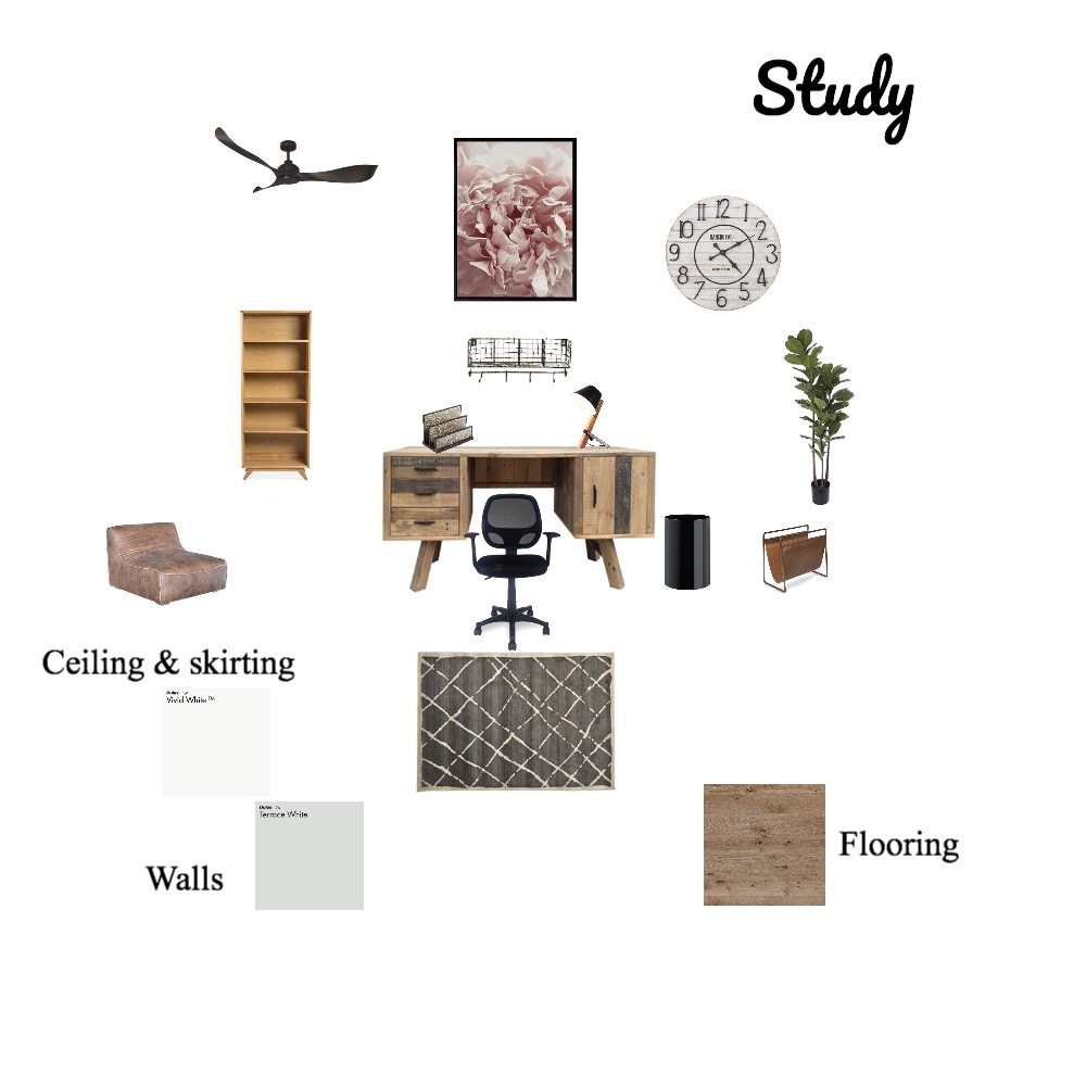 Study Mood Board Interior Design Mood Board by Mingle - Style Sourcebook