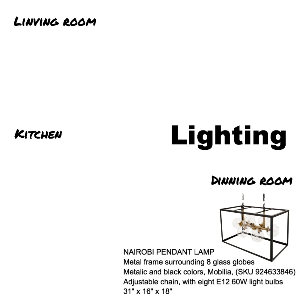 Lighting_3 Interior Design Mood Board by sblanchard - Style Sourcebook