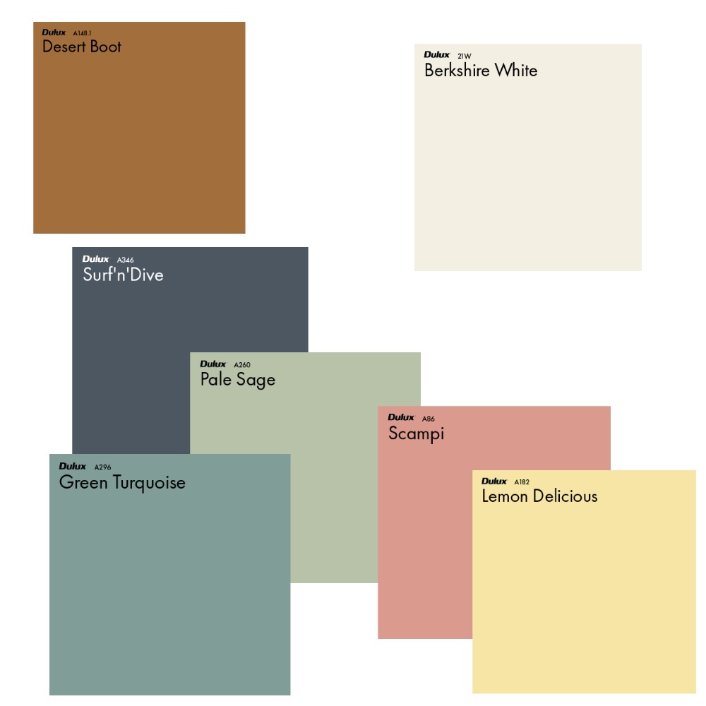 Blue Green Interior Design Mood Board by lewebb - Style Sourcebook