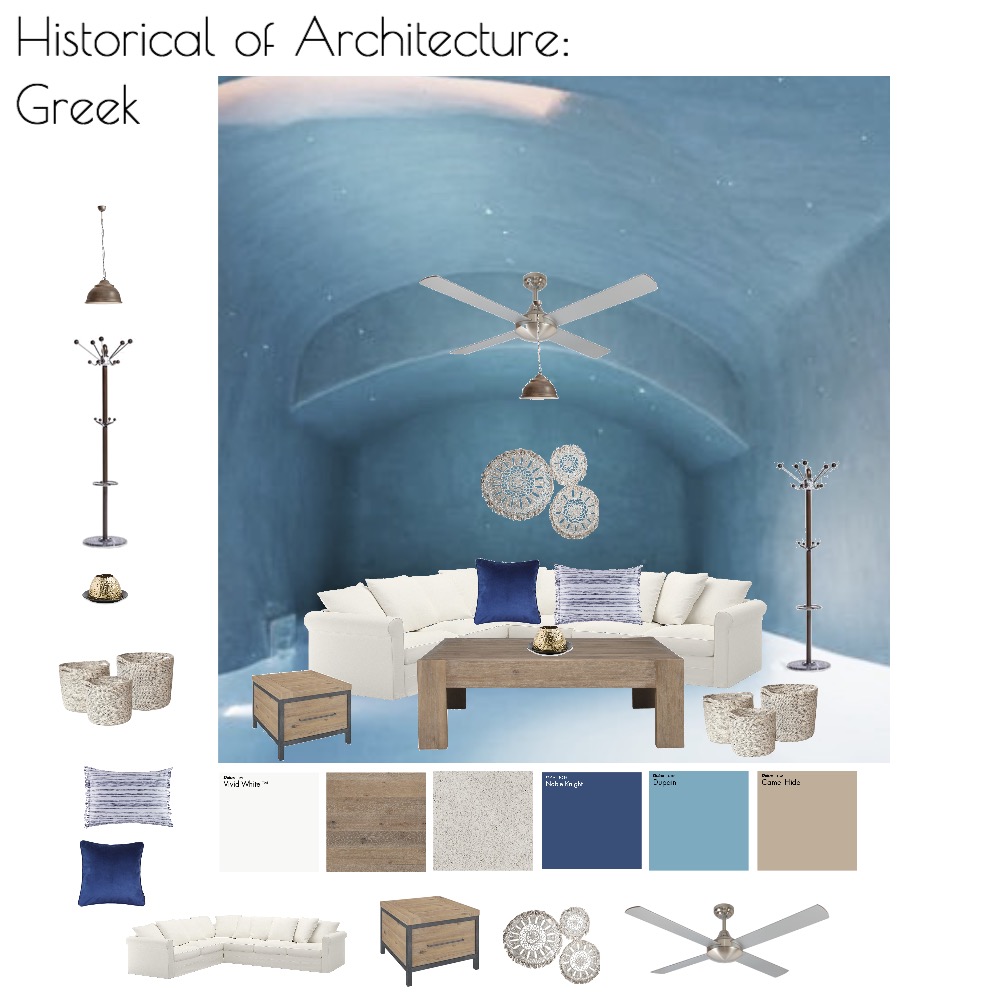 ESDAS GREEK Interior Design Mood Board by jasmineaudina - Style Sourcebook