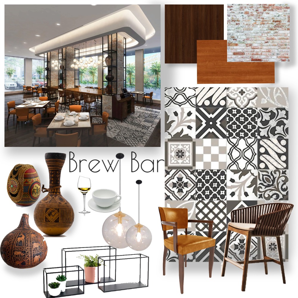 Bru Bar Interior Design Mood Board by Rupaliadhikari - Style Sourcebook