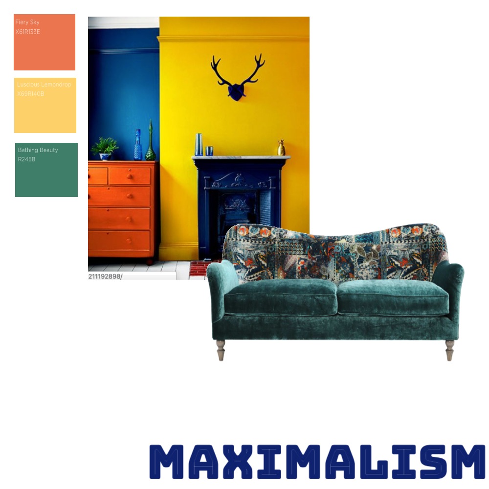Maximalism Interior Design Mood Board by carriejones - Style Sourcebook
