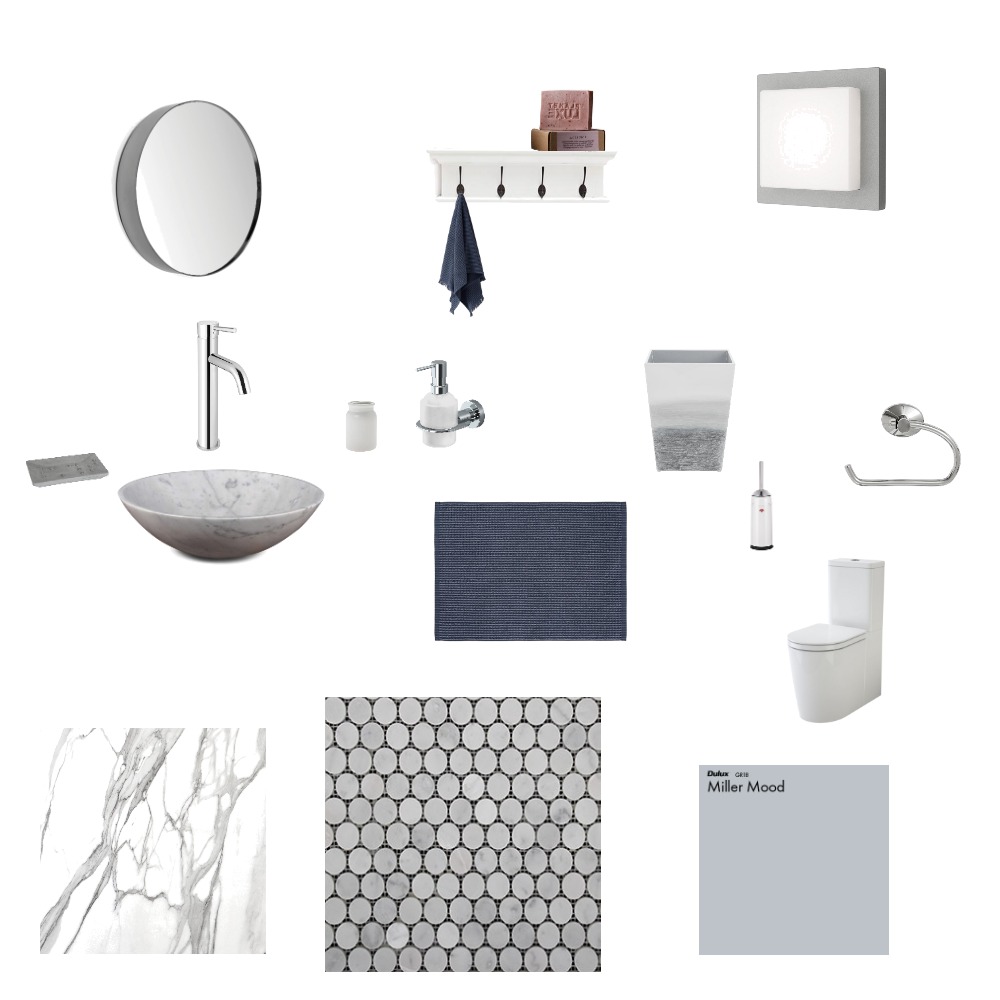 Assignment # 9 - Presenting Ideas - Bathroom / Design Board Interior ...