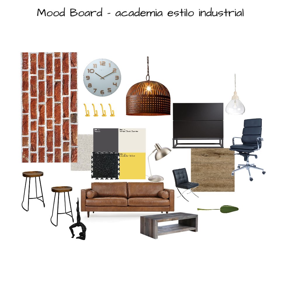 Mood board industrial Interior Design Mood Board by Dribastos - Style ...