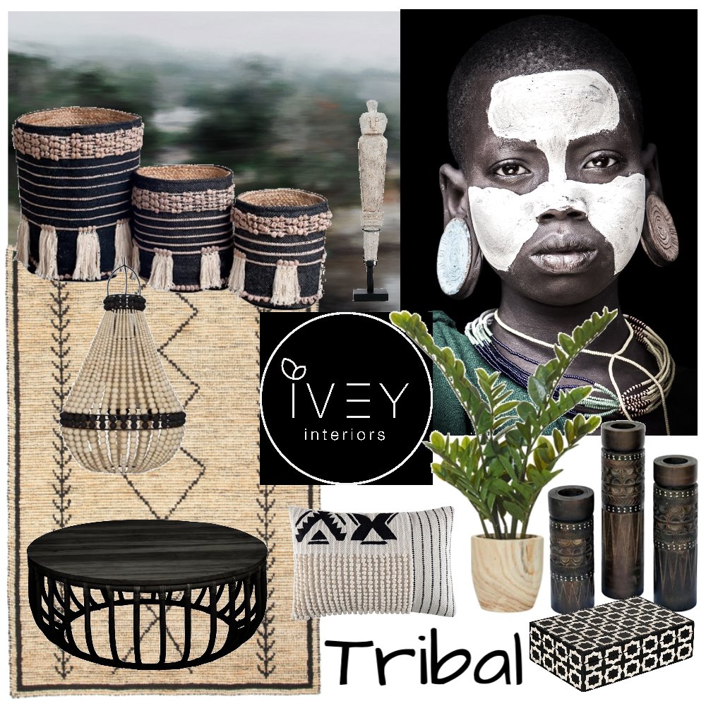 Tribal Interior Design Mood Board by iveyinteriors - Style Sourcebook