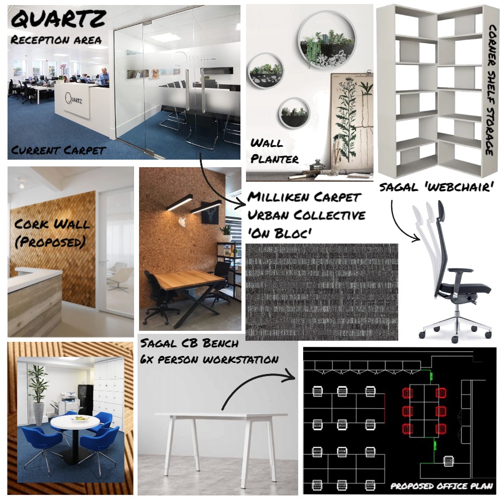 Quartz - Reception Area Interior Design Mood Board by LizHookway ...