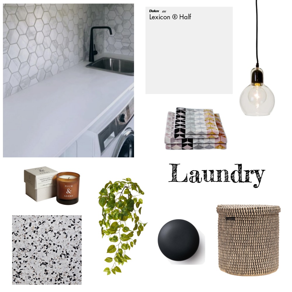 Laundry Interior Design Mood Board by Luneandluxe - Style Sourcebook