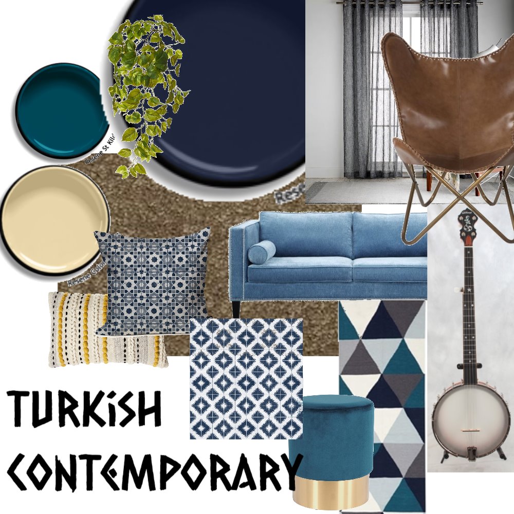 Turkish Contemporary Interior Design Mood Board by PaulaNDesign - Style ...