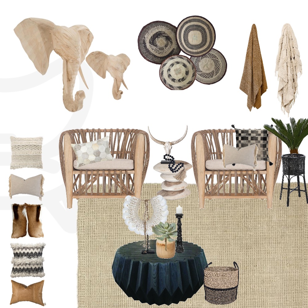 African/Ethnic Mood Board Interior Design Mood Board by My Interior ...