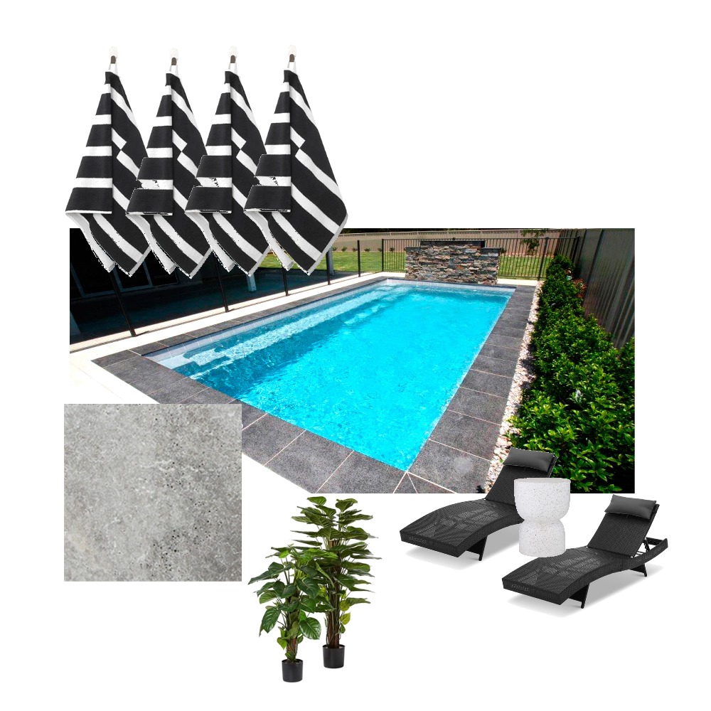 Pool Interior Design Mood Board by Brydee - Style Sourcebook