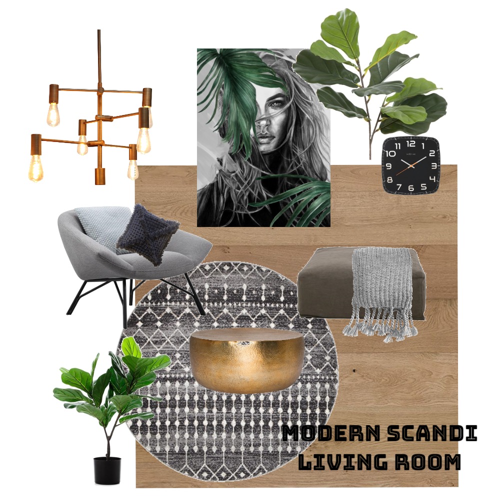 modern scandi living room Interior Design Mood Board by The Eye ...