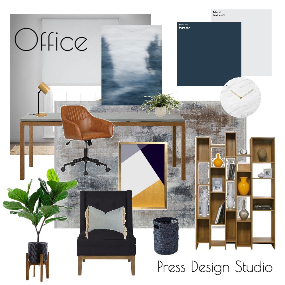 Office Interior Design Mood Board by RPressDesign - Style Sourcebook