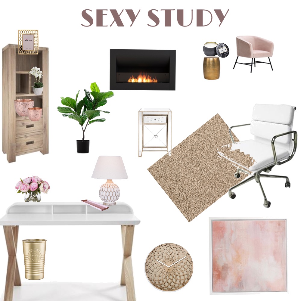 Study Interior Design Mood Board by MariaAnthopoulos - Style Sourcebook