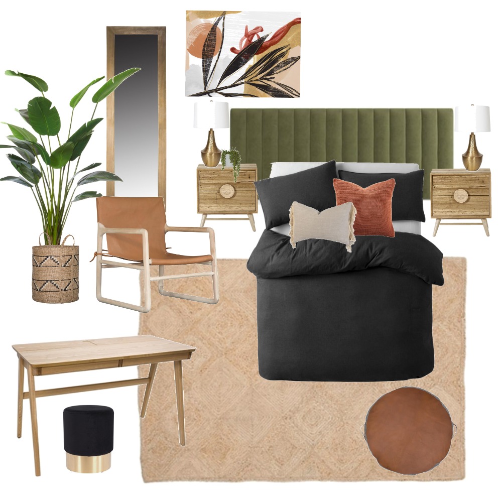 bedroom concept Interior Design Mood Board by Tessdemartino - Style ...