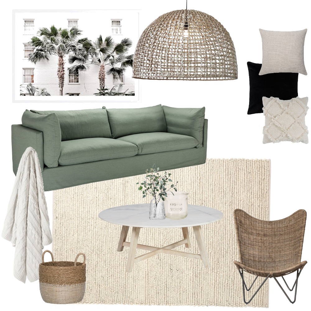 Sage + Neutrals Interior Design Mood Board by Vienna Rose Styling ...