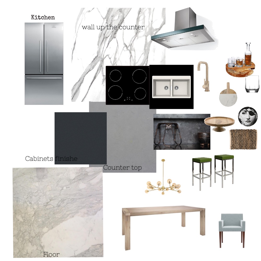 01 Kitchen Interior Design Mood Board by KayceeChen - Style Sourcebook