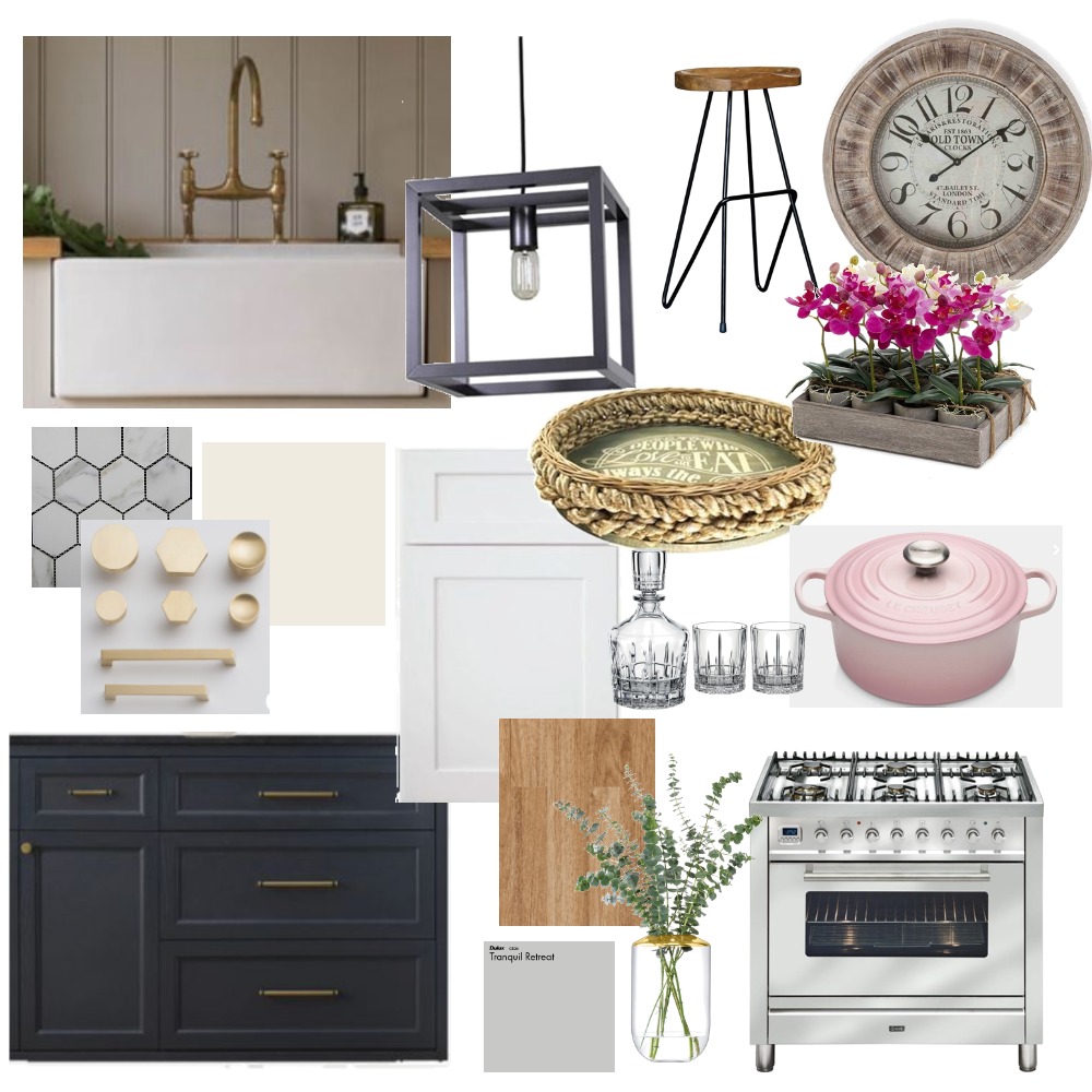 Modern Farmhouse Kitchen Interior Design Mood Board by Lenelle - Style ...