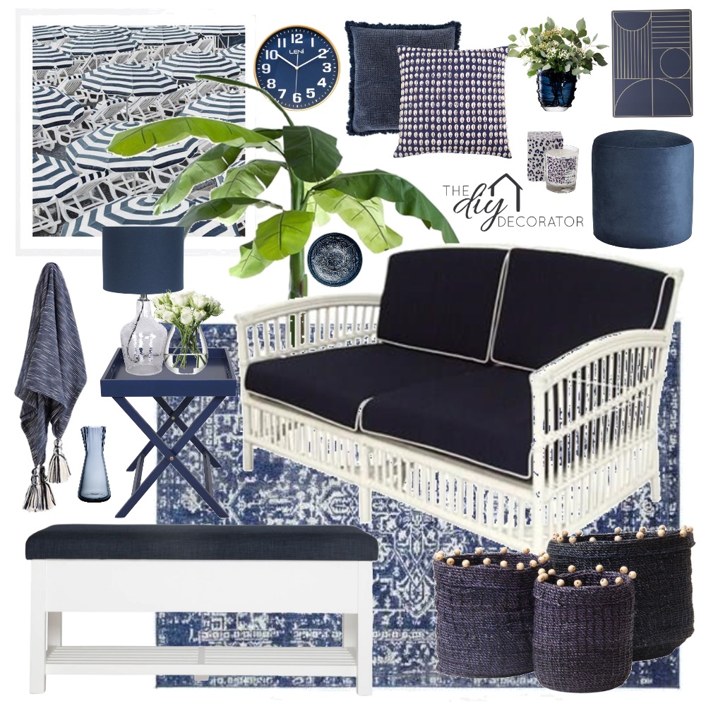 The Navy Edit Interior Design Mood Board by Thediydecorator - Style ...