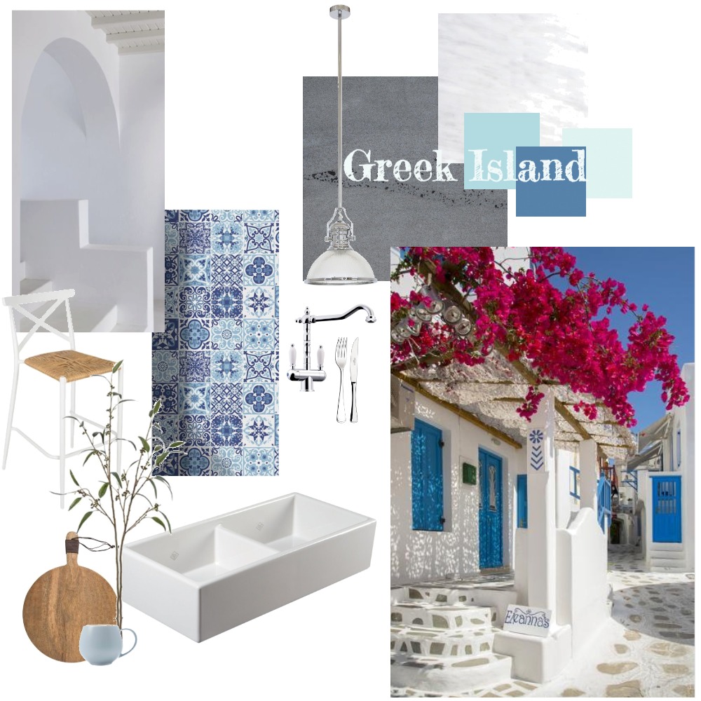Greek Island Interior Design Mood Board by rachelmcgrath | Style Sourcebook