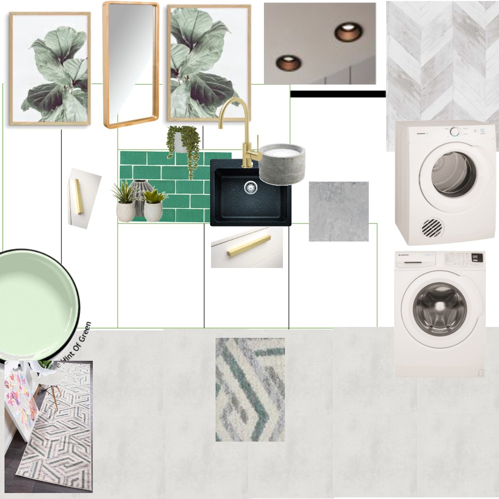 Laundry Interior Design Mood Board by PhalenPainter - Style Sourcebook