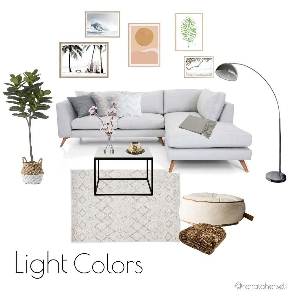 Light Colors Interior Design Mood Board by Renata - Style Sourcebook