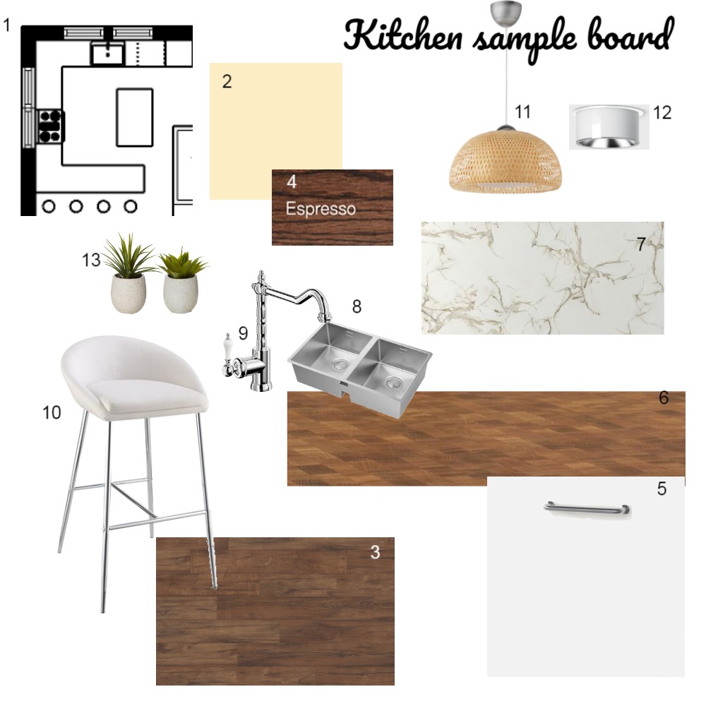 Kitchen Sample board Interior Design Mood Board by iva.petrova92 ...