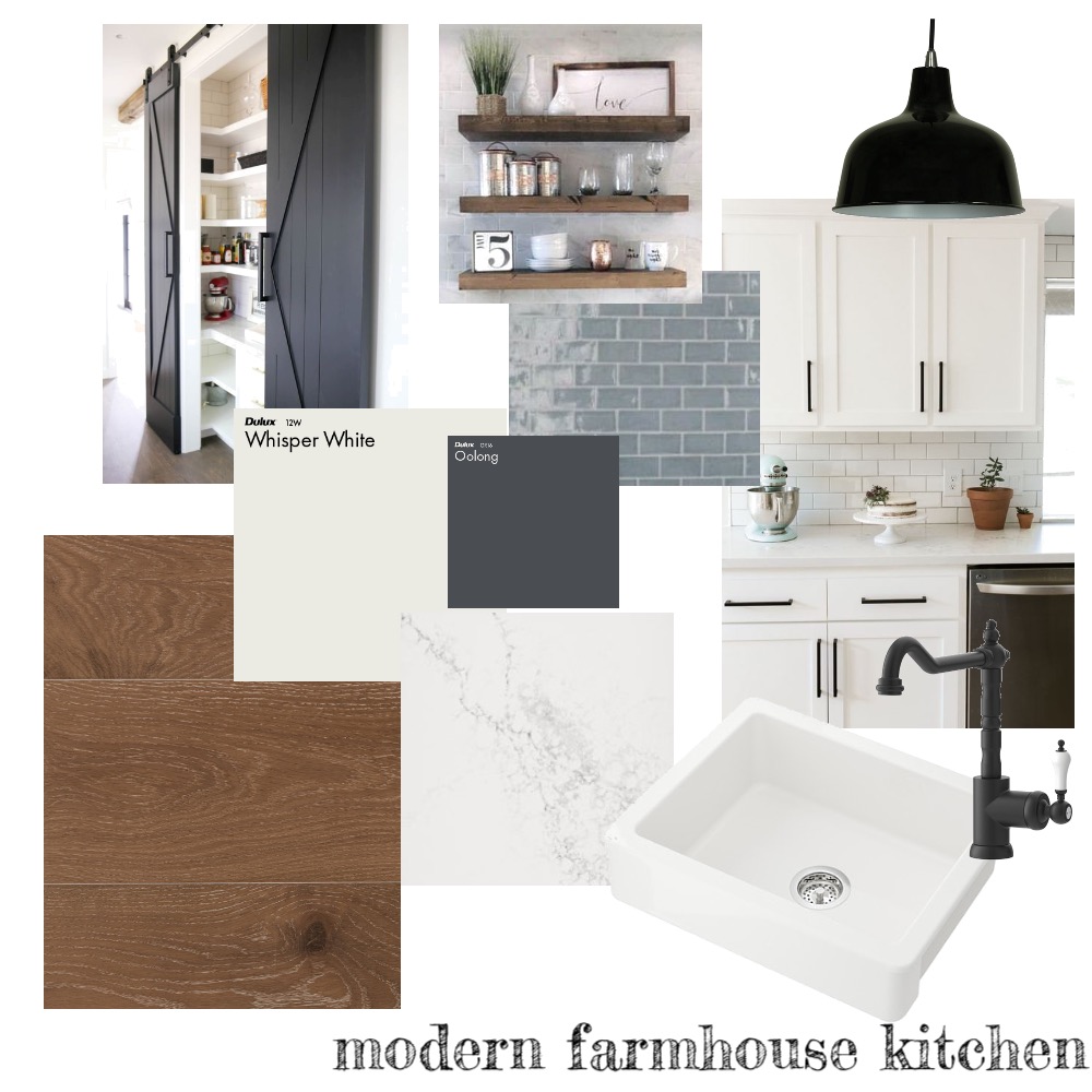 Modern farmhouse kitchen Interior Design Mood Board by JaydeFinch ...