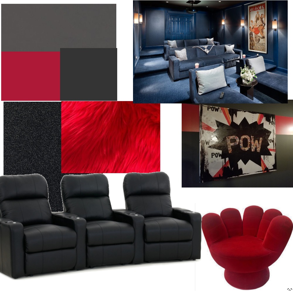 Theater Room Interior Design Mood Board by StacyKowalchuk - Style ...