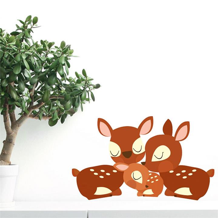Deer Family Wall Decal by Little Sticker Boy by Little Sticker Boy ...