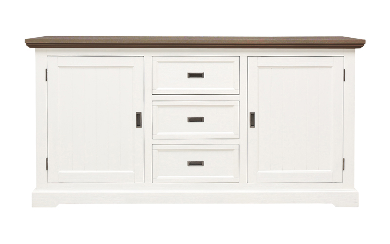 Hamptons Buffet 180cm in Two Tone by OzDesignFurniture - Style Sourcebook