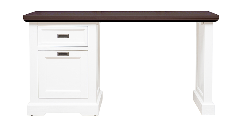 Hamptons Desk in Two Tone by OzDesignFurniture - Style Sourcebook