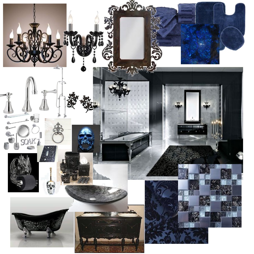 Gothic Mood Board Interior Design Mood Board by smokeline - Style ...
