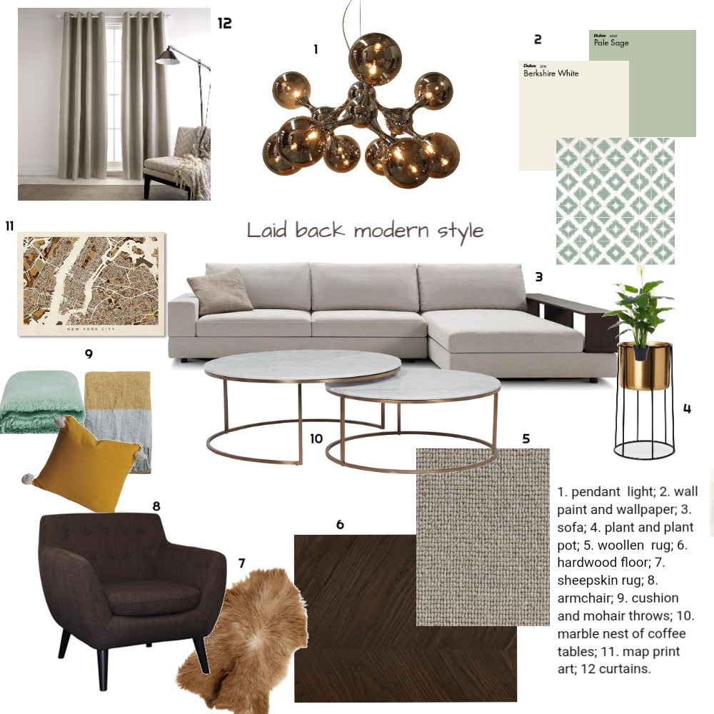 Laid back modern luxury Interior Design Mood Board by sibongile - Style ...