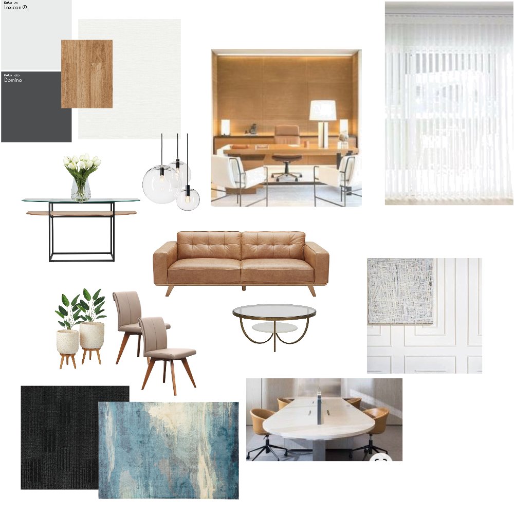 CEO's office Interior Design Mood Board by Mindful Interiors | Style ...