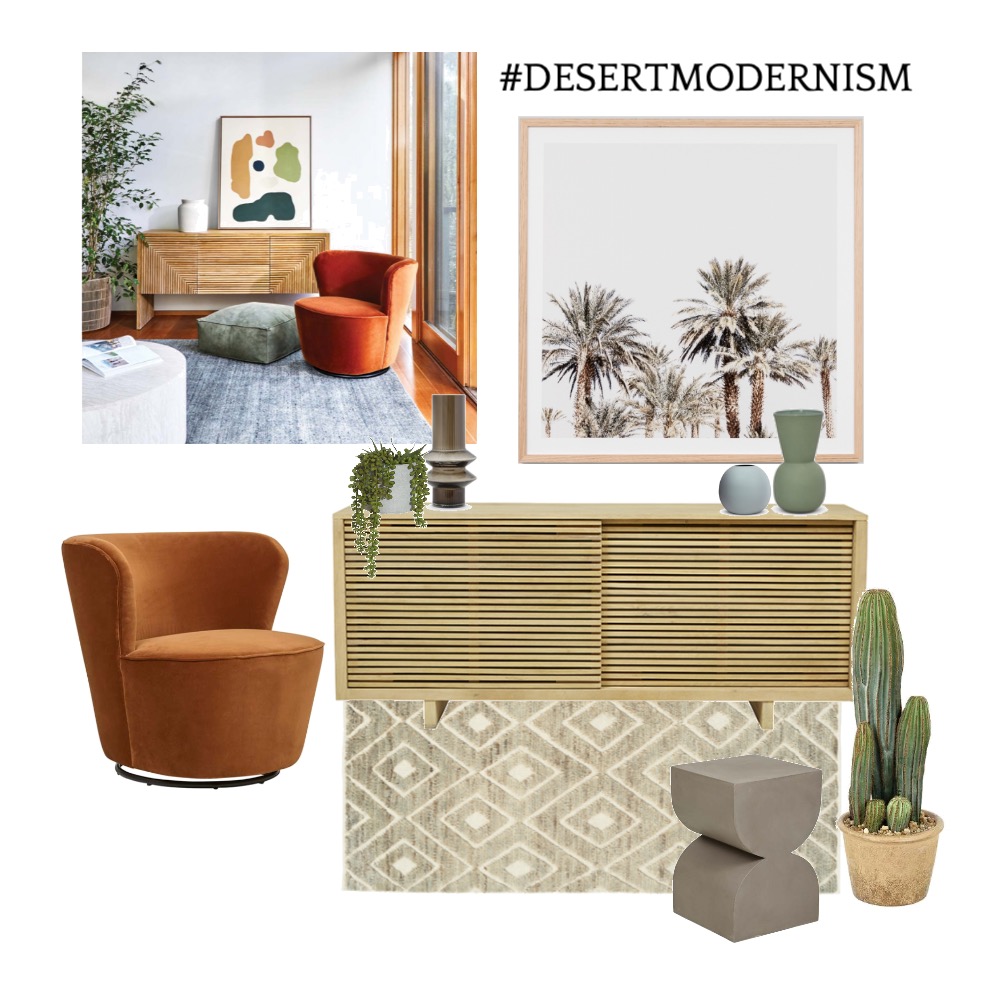 Desert Modernism Interior Design Mood Board by feliciacur - Style ...