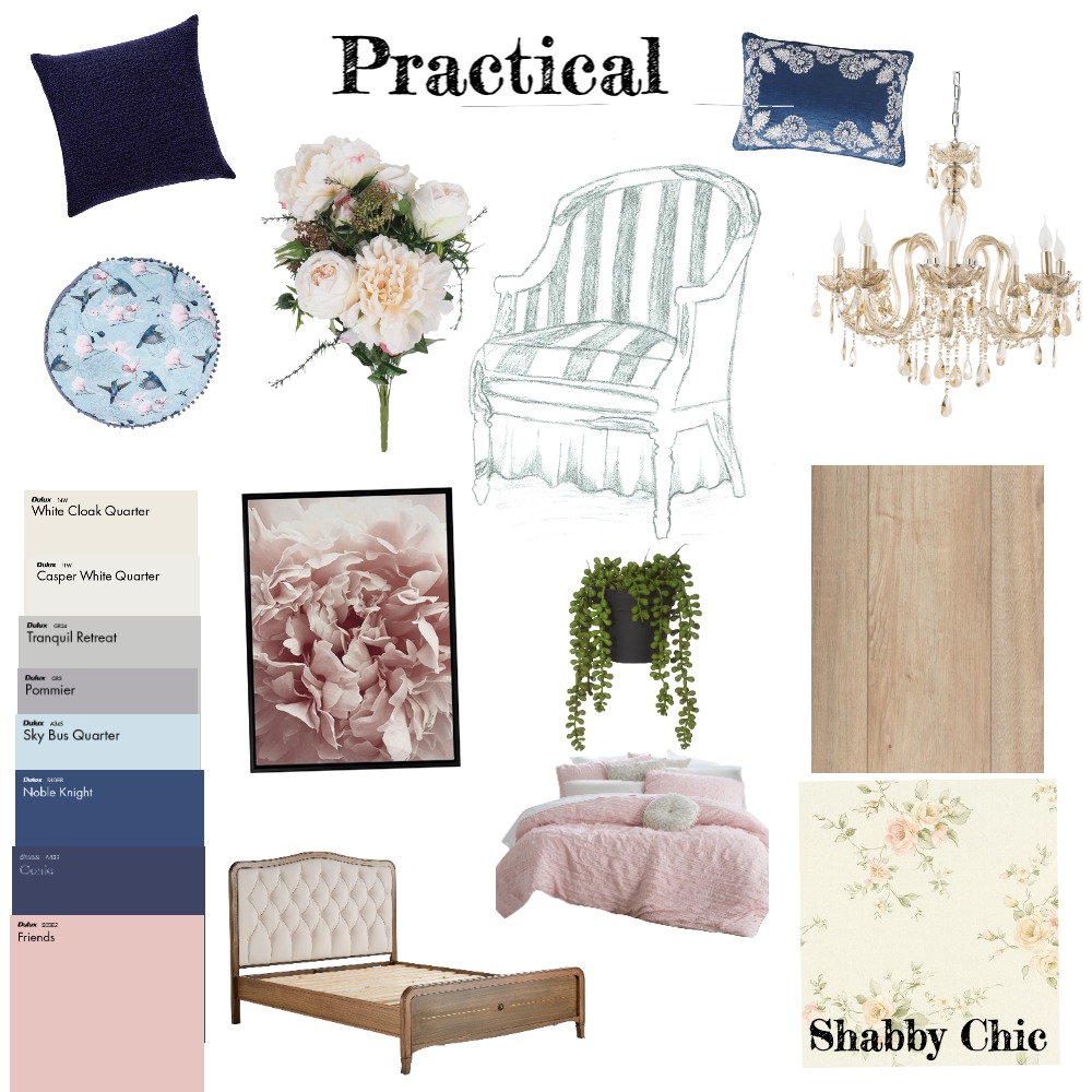 my practical shabby chic Interior Design Mood Board by sunrisedawrn2020 ...