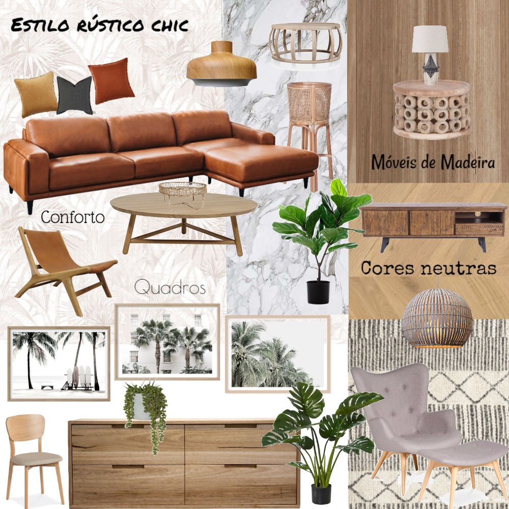 Rústico Chic Interior Design Mood Board by venturinilarab - Style ...